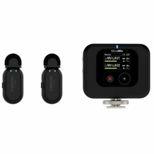 Kit de Micrófonos Miniatura Inalámbricos Bluetooth Shure MV-TWO-KIT ...